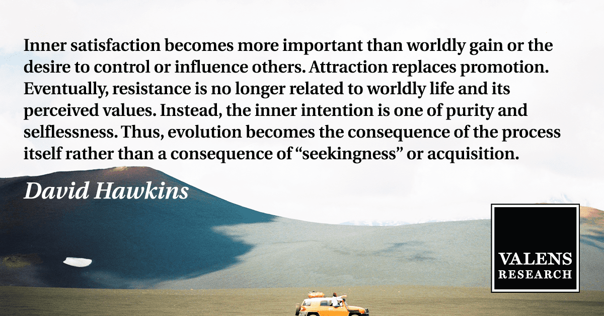 Inner satisfaction becomes more important - Valens Research