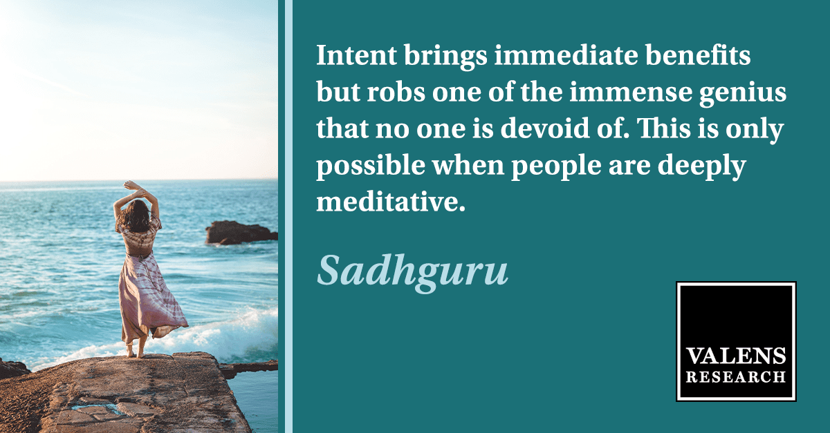 Intent brings immediate benefits but - Valens Research