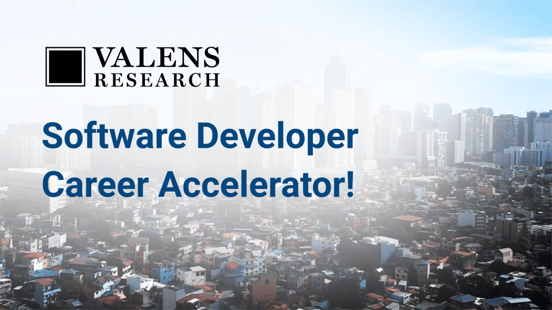 Software Developer Career Accelerator! - Valens Research
